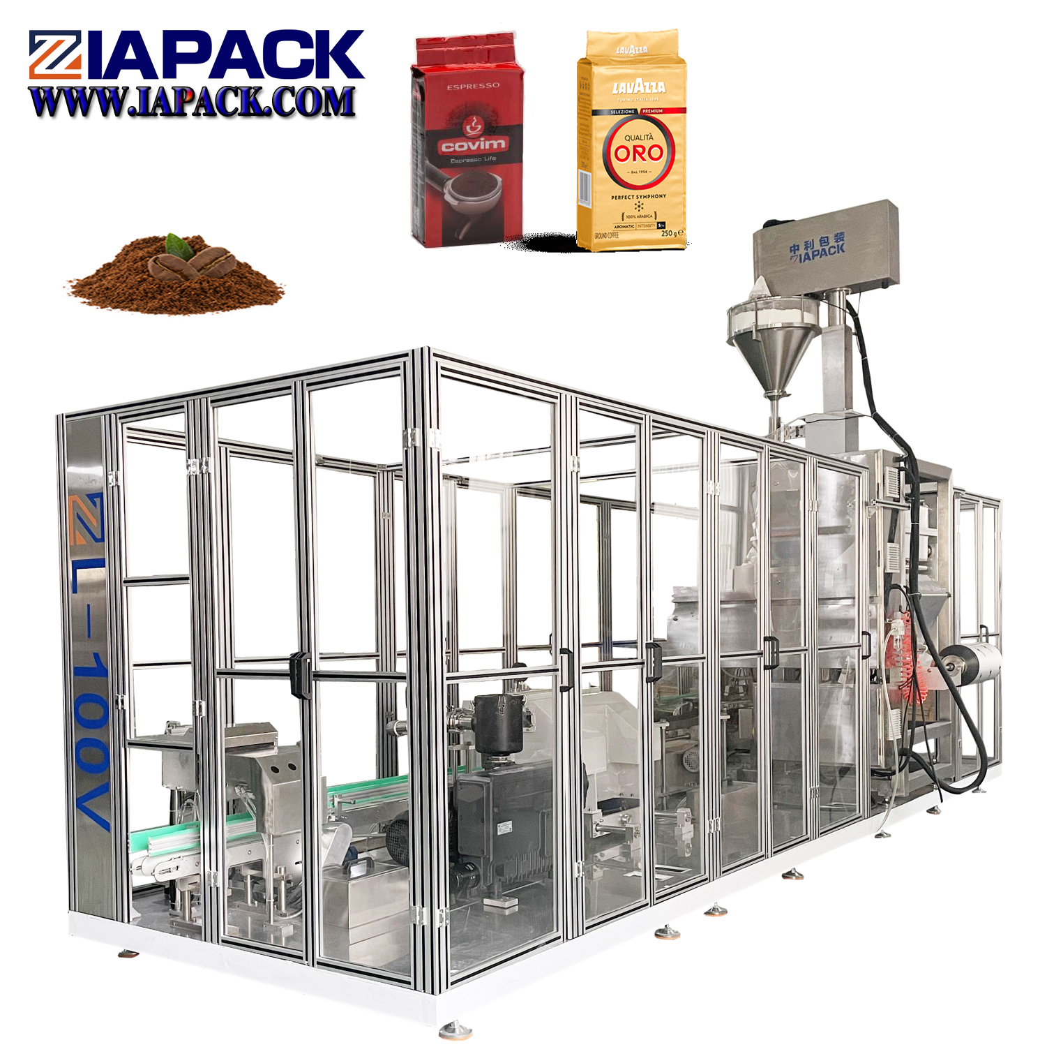 Automatic bag forming filling sealing vacuumming packaging machine - IAPACK